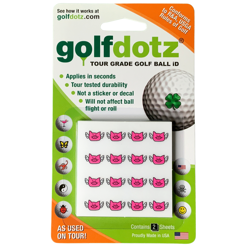 Pigs Can Fly Golf Ball Markings | Golfdotz Pigs