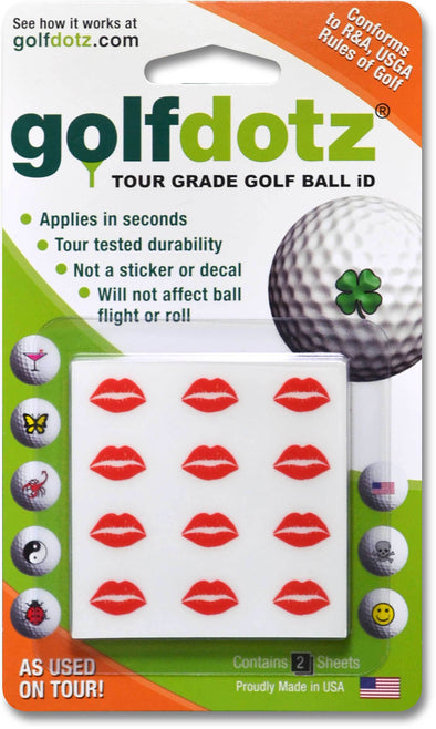 Hot Lips Golf Ball Marker | Golfdotz
