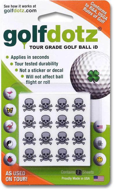 Golfdotz Skullmania | Skull Golf Ball Markings