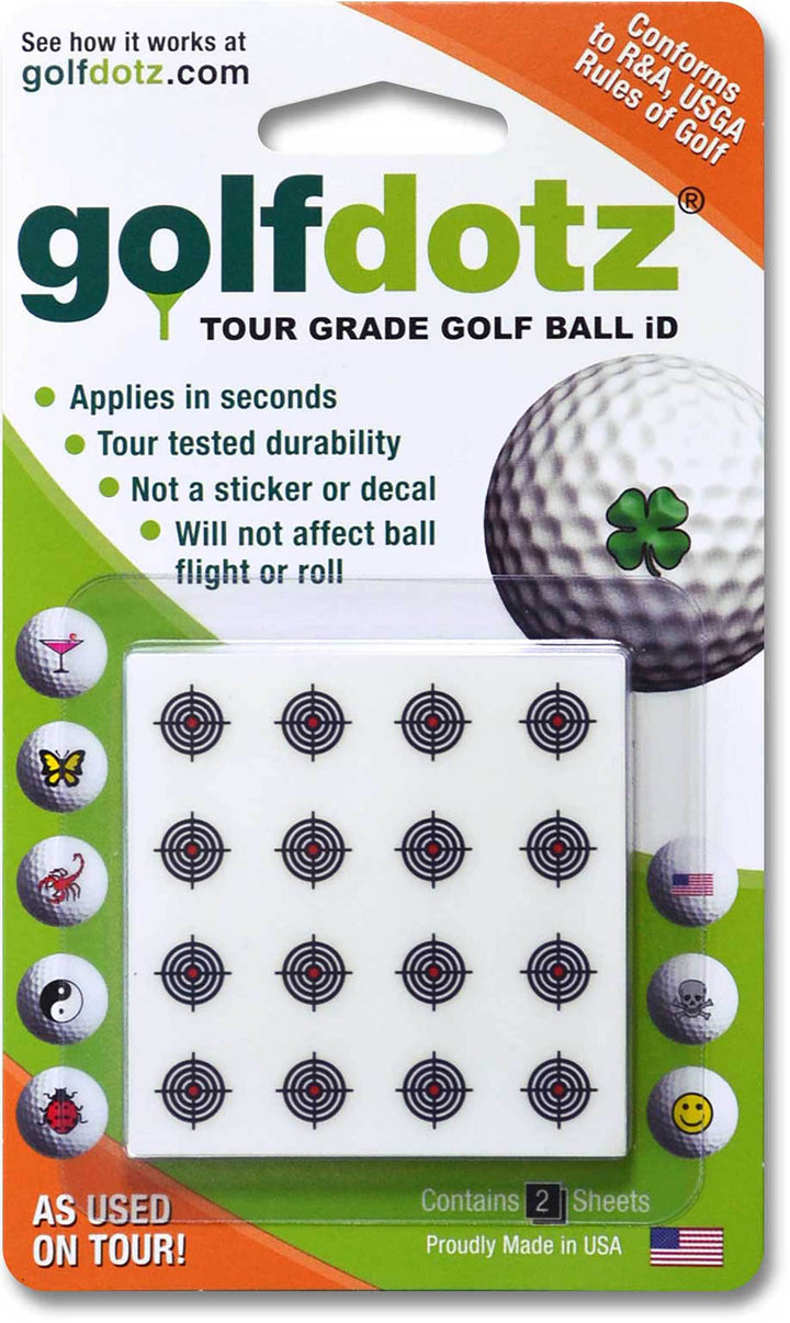 Targets Golf Ball Markings | Golfdotz Bullseye