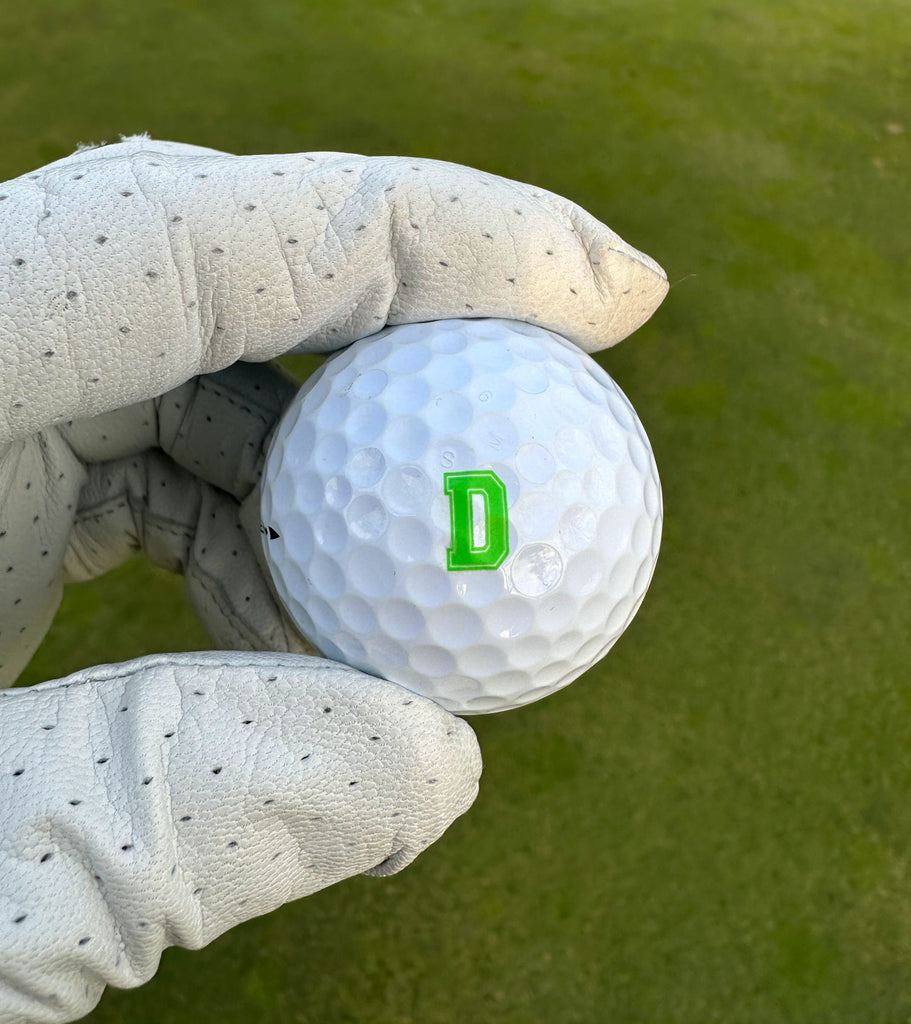 Golf Ball Varsity Lettering Markings | Custom Imprinted Golf Balls ...