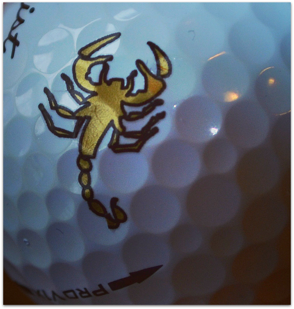 Gold Scorpion Golf Ball Marker | Golfdotz